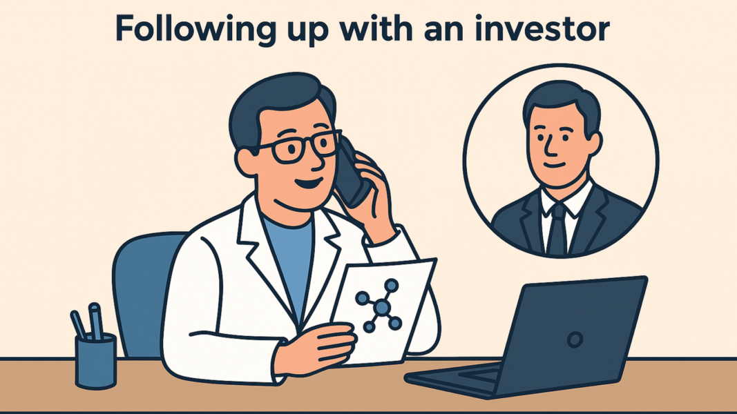 How to Follow Up With Biotech Investors After a Pitch
